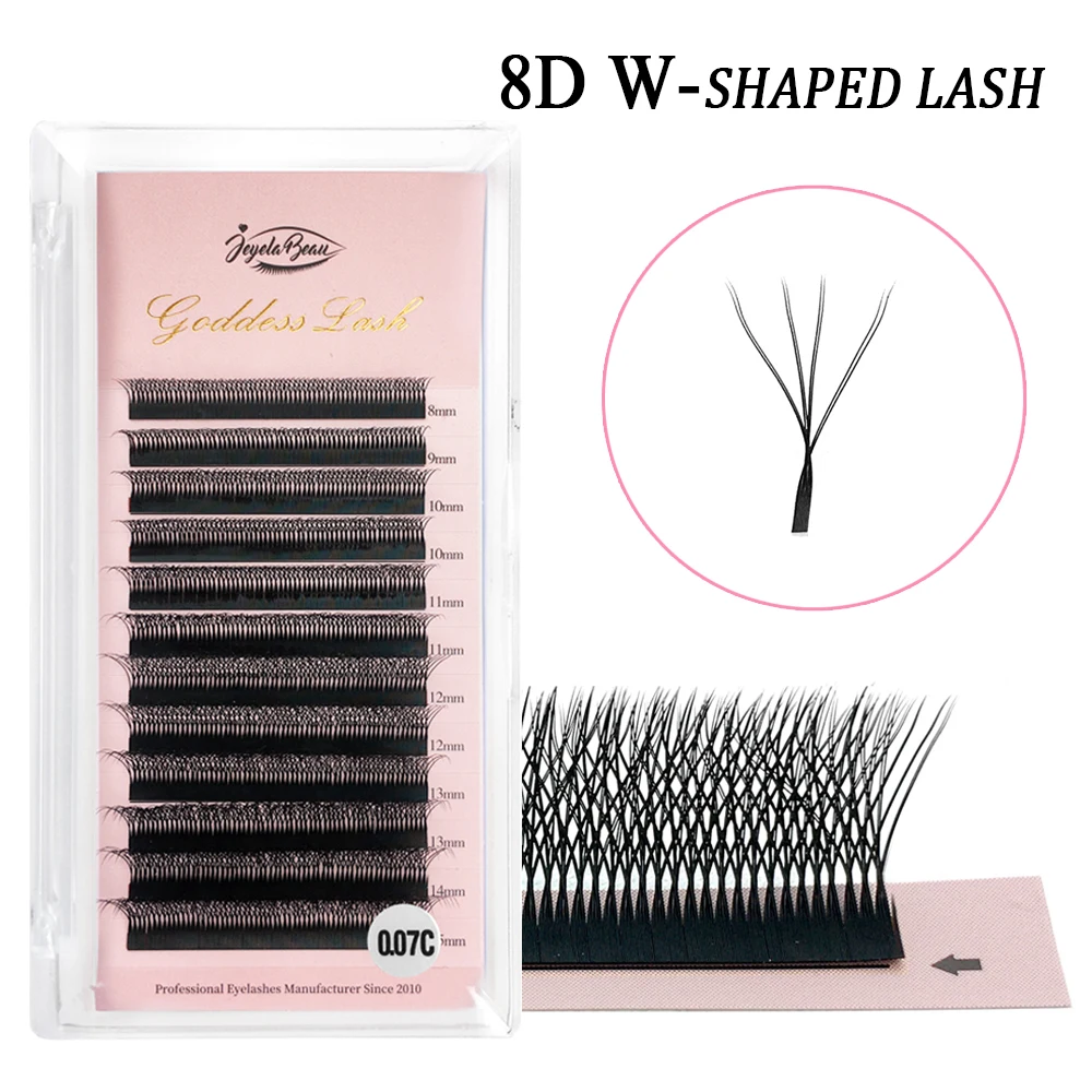 8D-W-Shaped-Eyelash-Extension-Two-Tips-4D-W-Shape-Lashes-Extension-8D ...