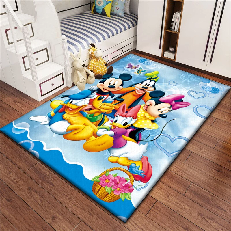 Mickey-Mouse-Donald-Duck-printed-area-carpet-for-children-Living-room ...
