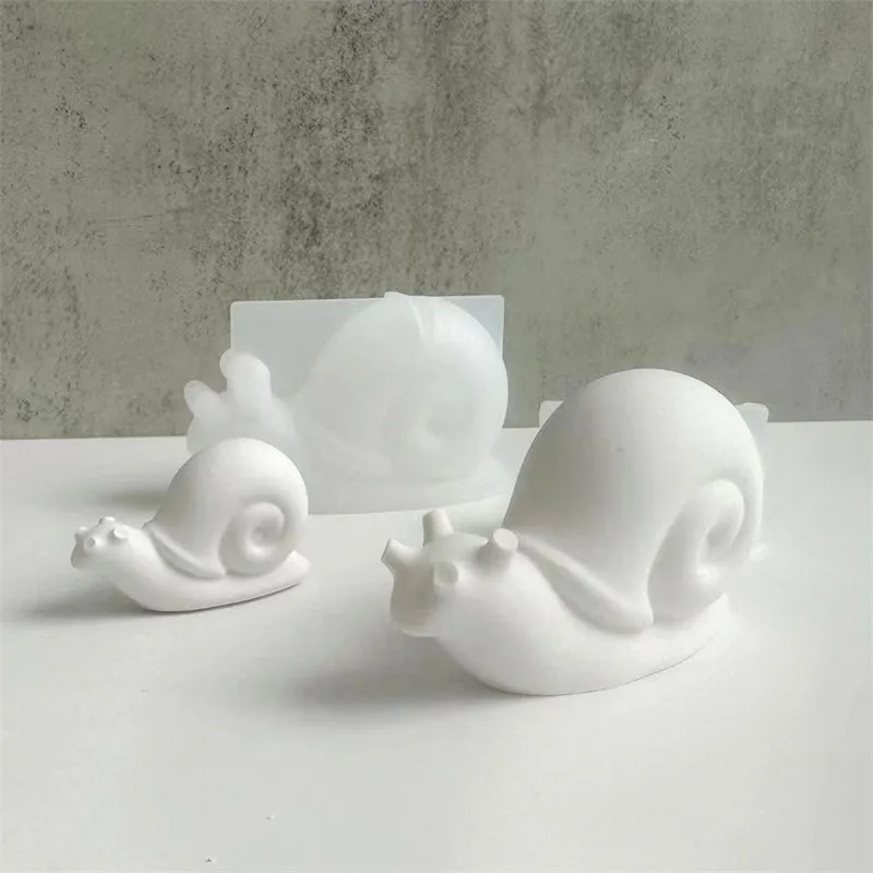 DIY Crystal Epoxy Resin Mold Snail Small Animal Mold Silicone Molds ...