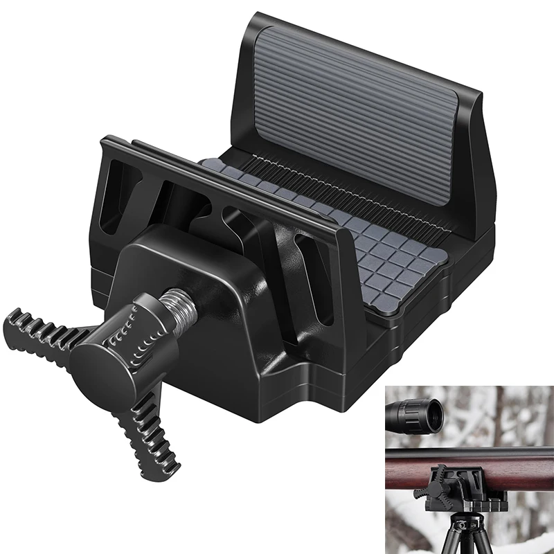 Universal-Rifle-Clamp-Rest-Head-for-Shooting-Stick-Monopods-Tripods ...