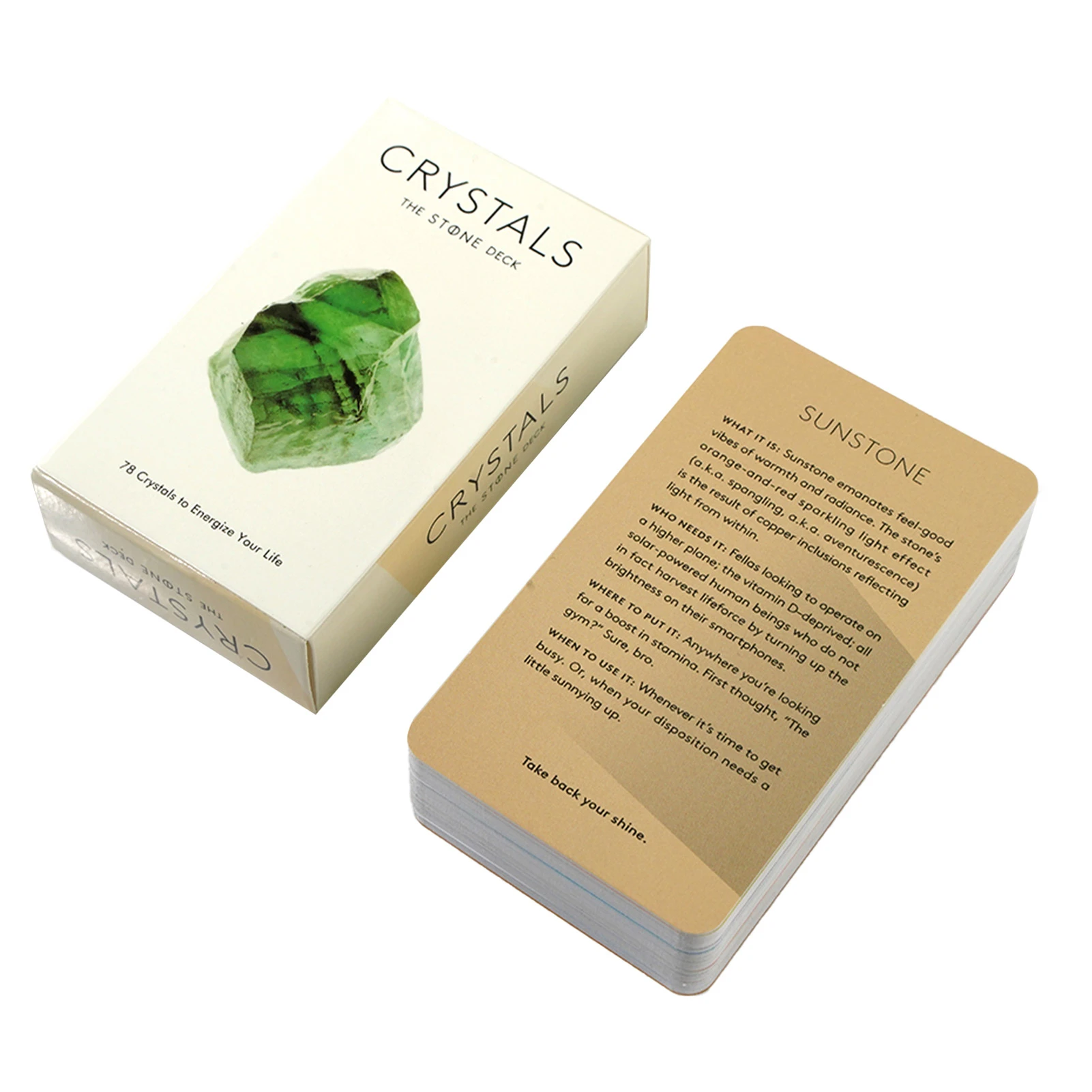 Crystals Stone Deck Tarot | Crystal Stone Cards | Party Entertainment ...