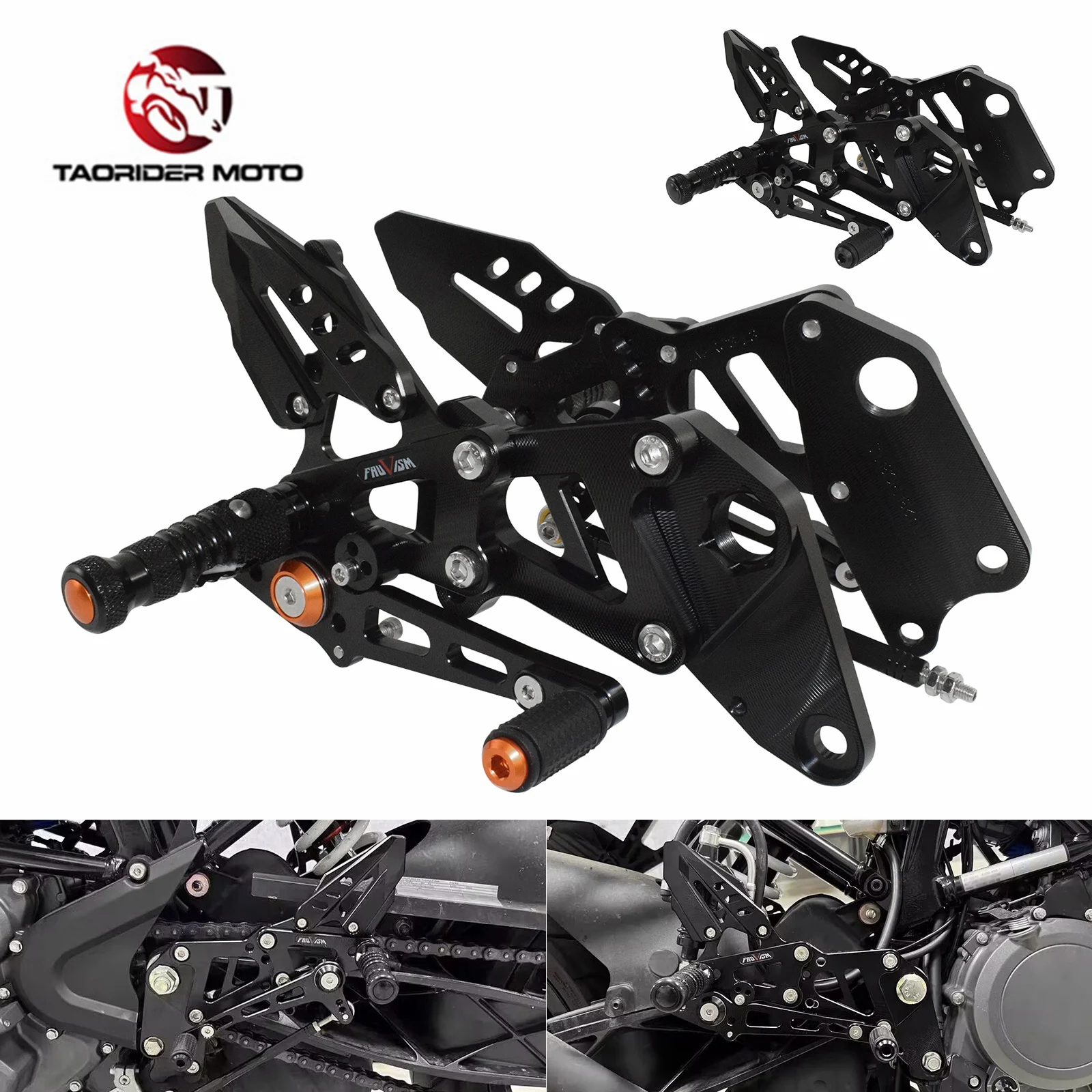 Adjustable Rider Rearset Footrests Foot Rest Pegs Rear Sets For KTM ...