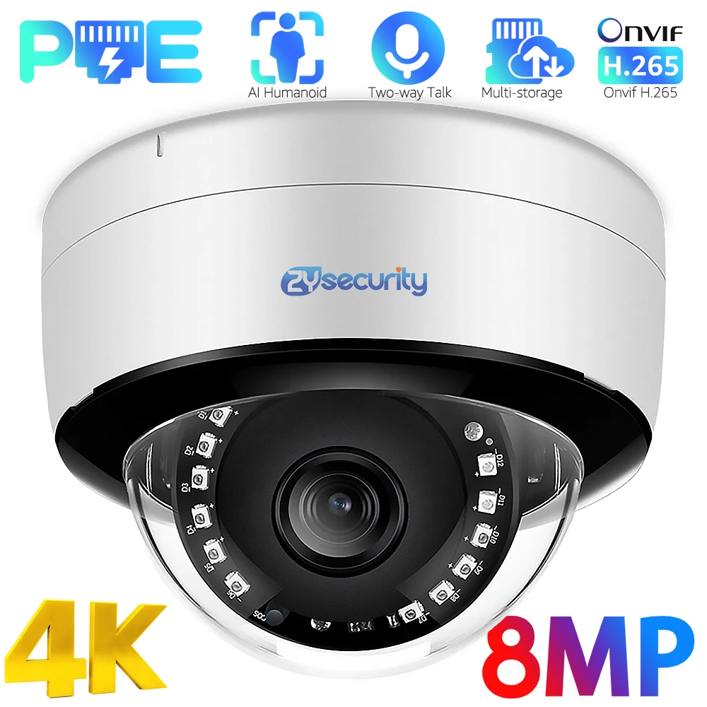 4K-PoE-Dome-IP-Camera-Indoor-8MP-H-265-Onvif-Security-Camera-Human ...