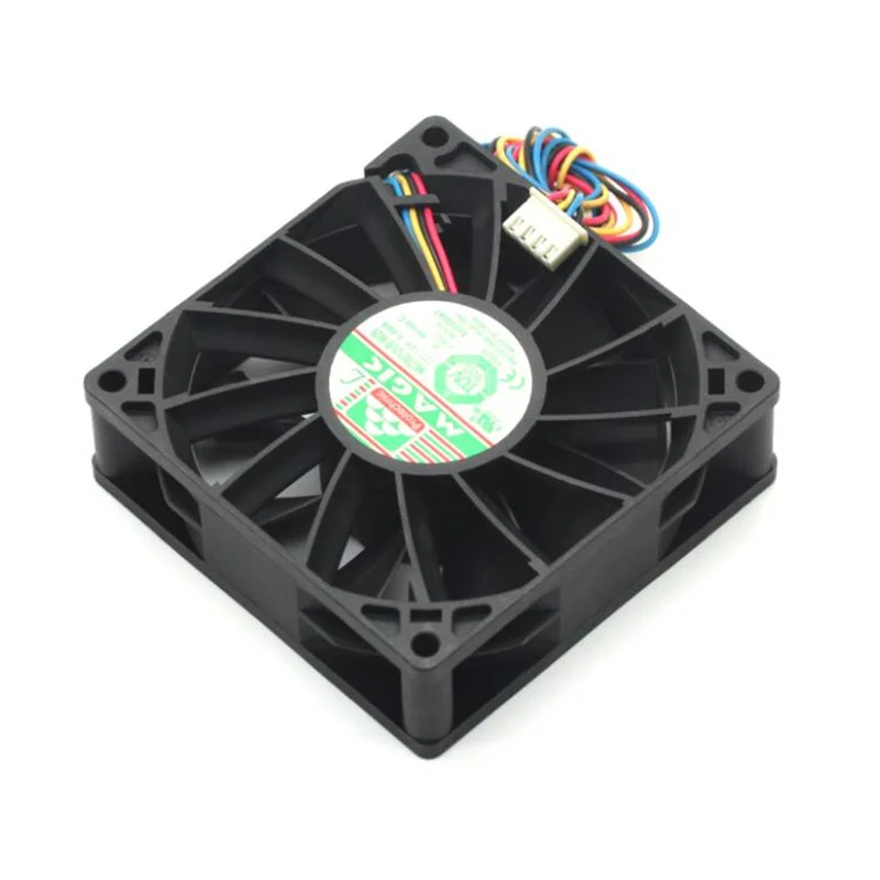 8025 MGT8012UB-W25 12V 0.66A four-wire PWM violent cooling fan ...