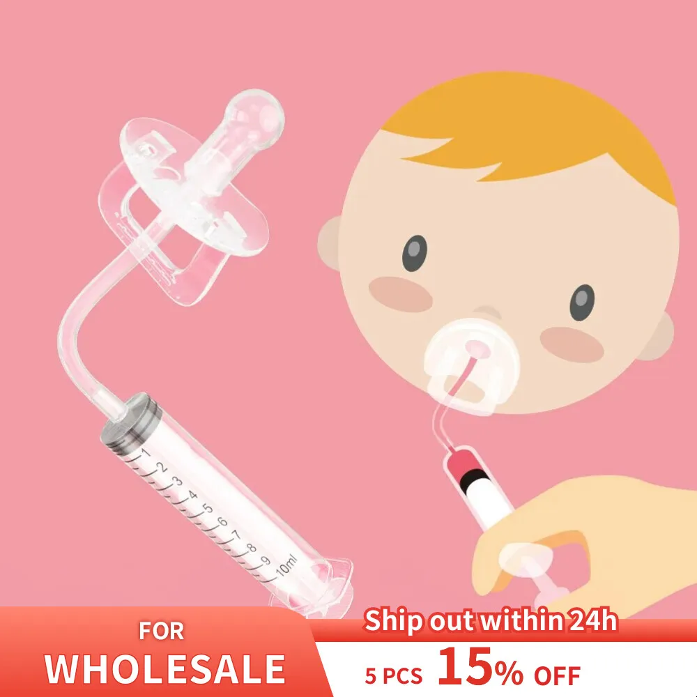 Baby-Pacifier-Medicine-Dispenser-Kit-Oral-Feeding-Syringe-Toddler-10ml ...