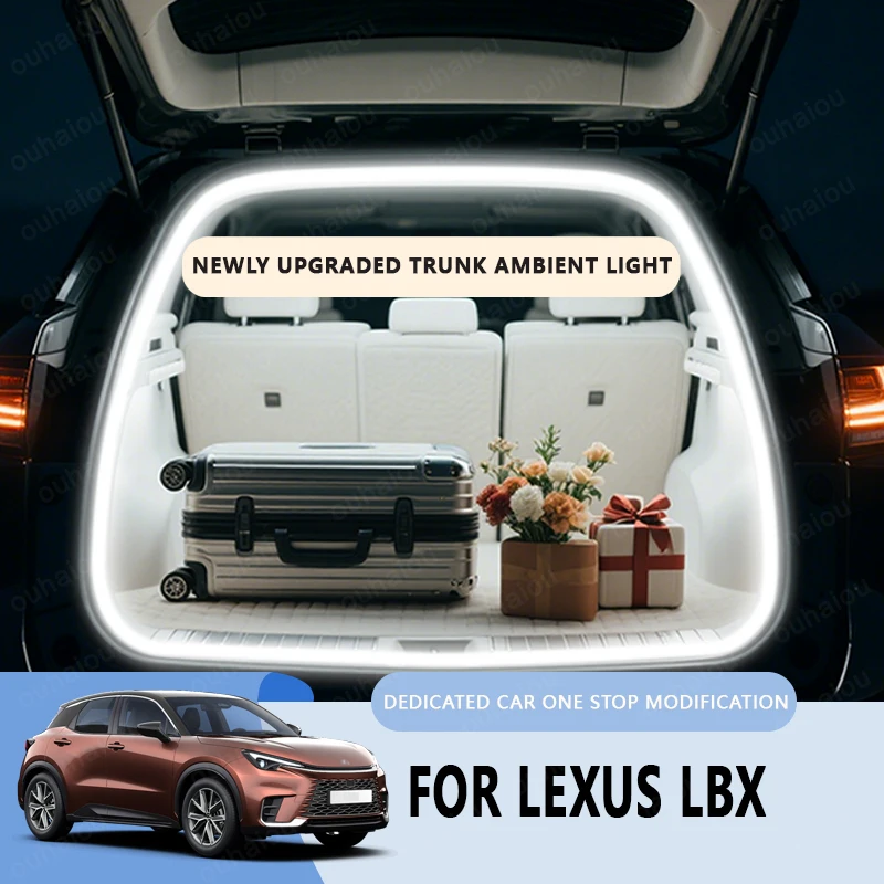 FOR LEXUS LBX trunk light modification light Atmosphere lights White ...