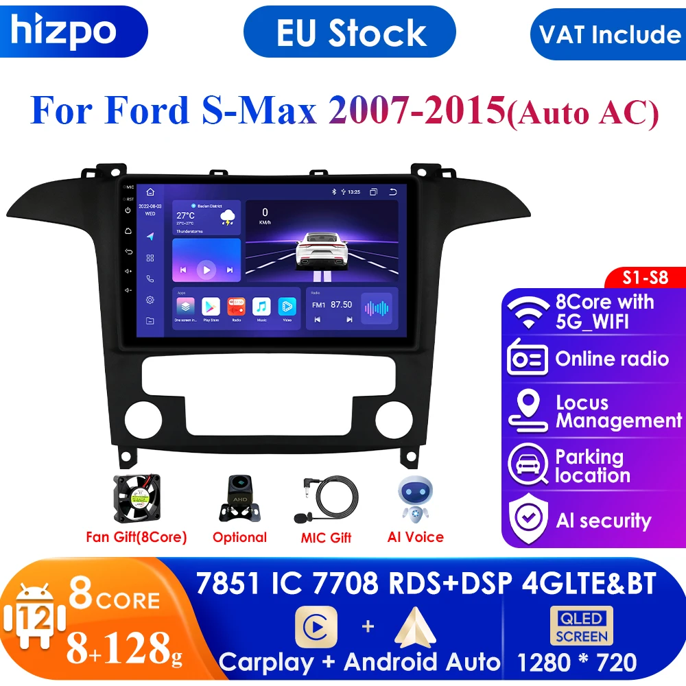 4G-LTE-AI-2Din-Android-for-Ford-S-Max-S-MAX-2007-2015-Car-Radio ...