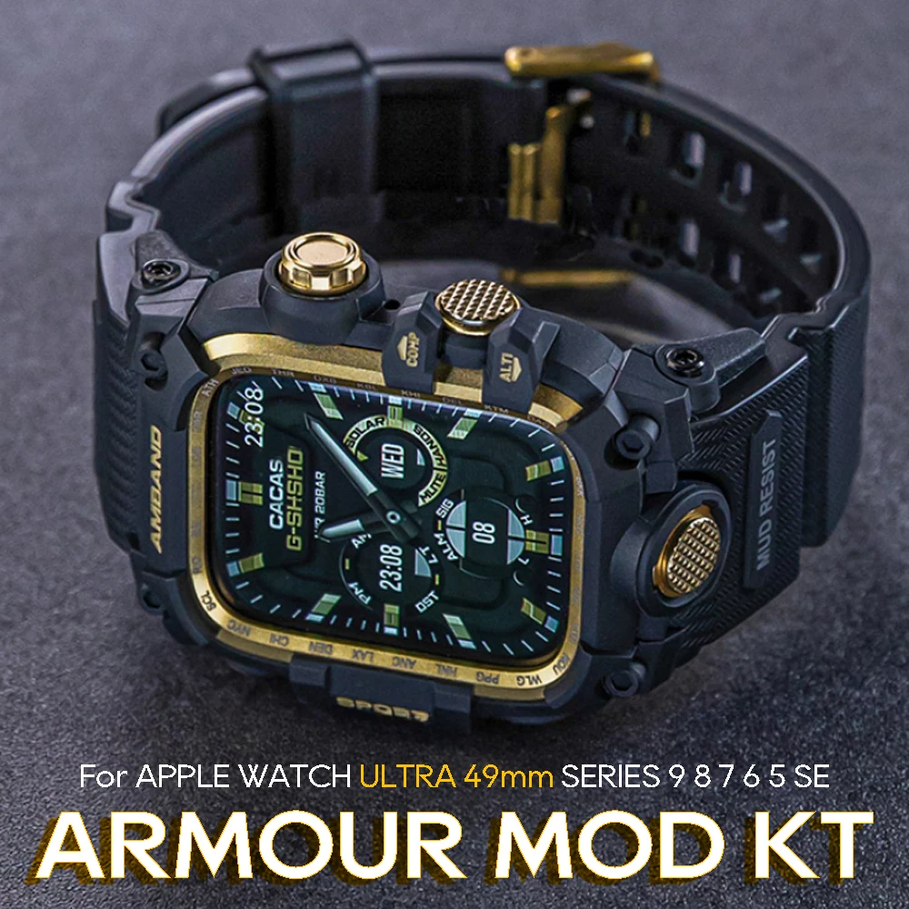 New Design Mod Kit For Apple Watch Ultra 1 2 3 49mm 10 9 8 7 6 SE 5 4 ...