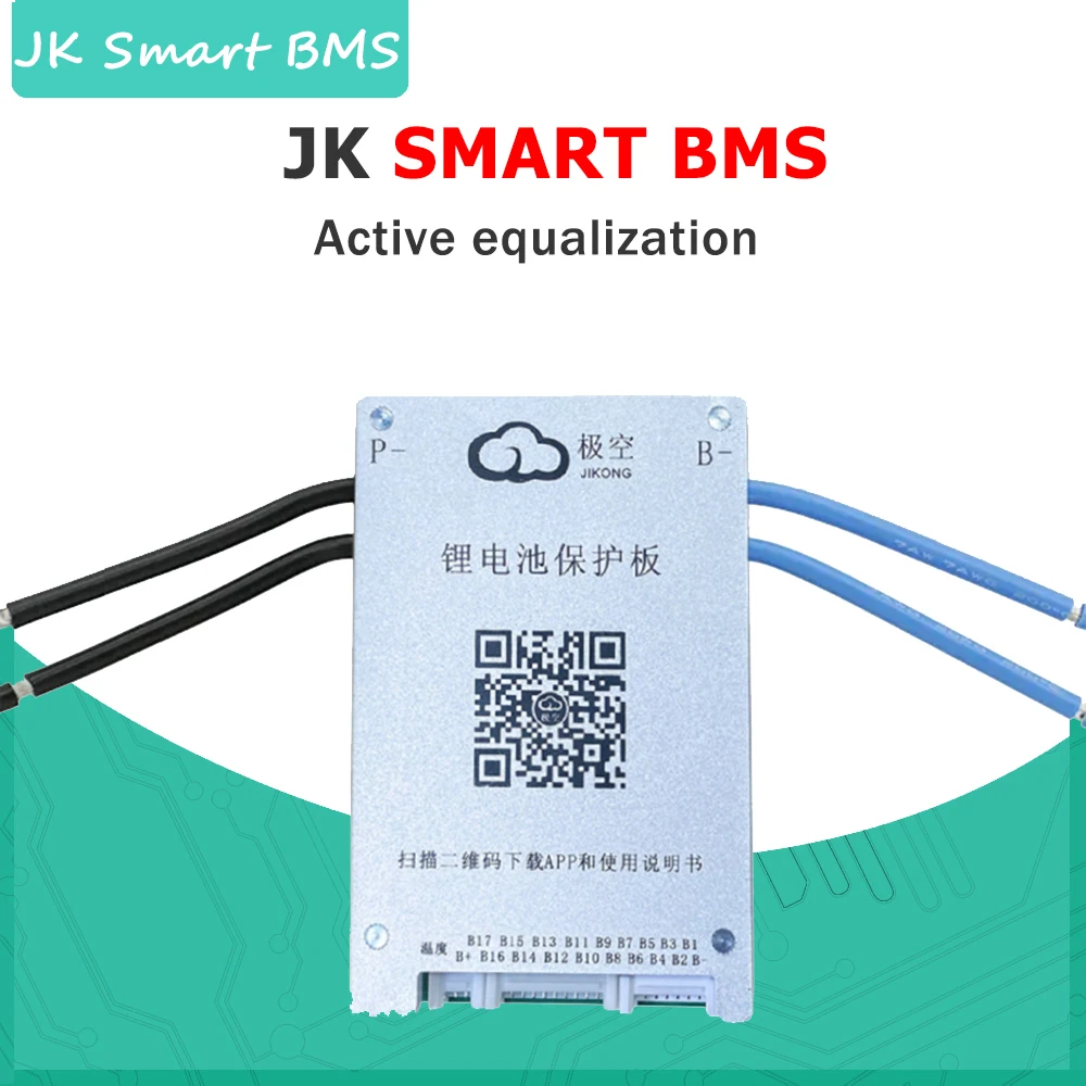 Jk Bms JIKONG Active Balance Bms 8S 12S 13S 14S 16S 17S 20S 24S Smart Bms 60A 80A 100A 150A 200A ...