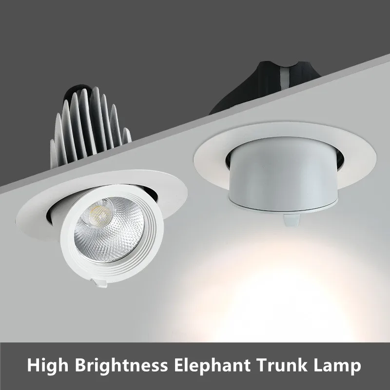 1PCS 12W Dimmable Built-In Retractable LED Elephant Trunk Lamp ...