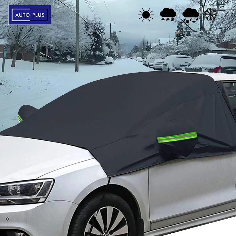Universal-Oxford-Fabric-Car-Front-Windscreen-Cover-Car-Windshield-Snow ...