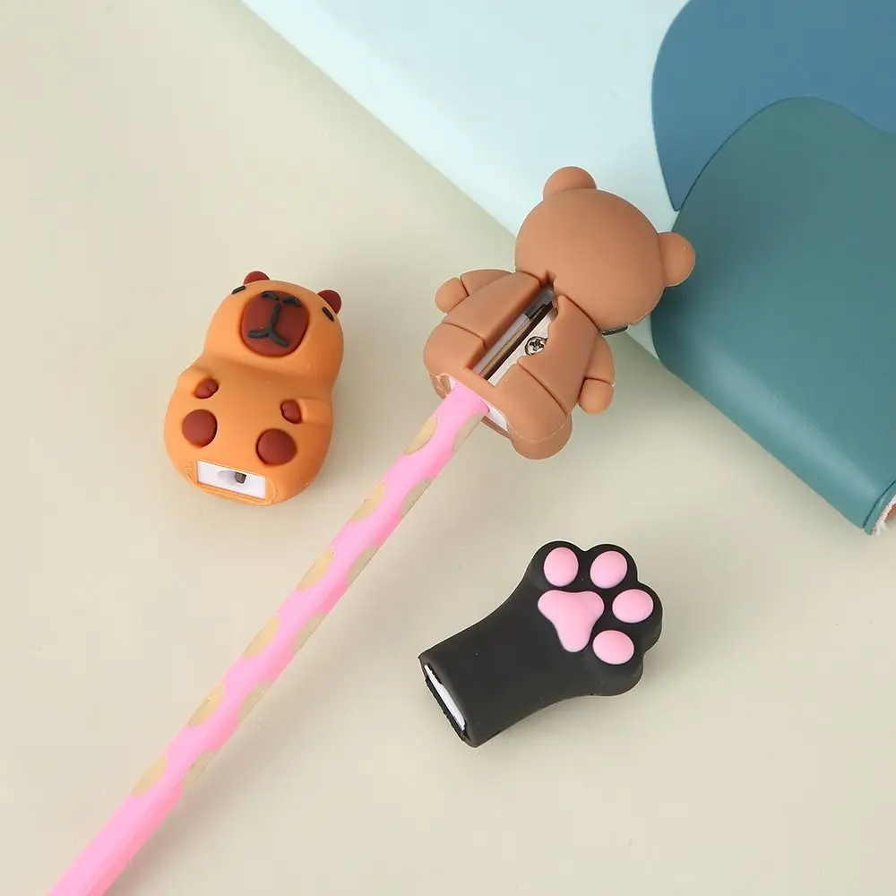 Cute-Capybara-Pencil-Sharpener-Single-Hole-Anime-Capybara-Pencil-Cutter ...