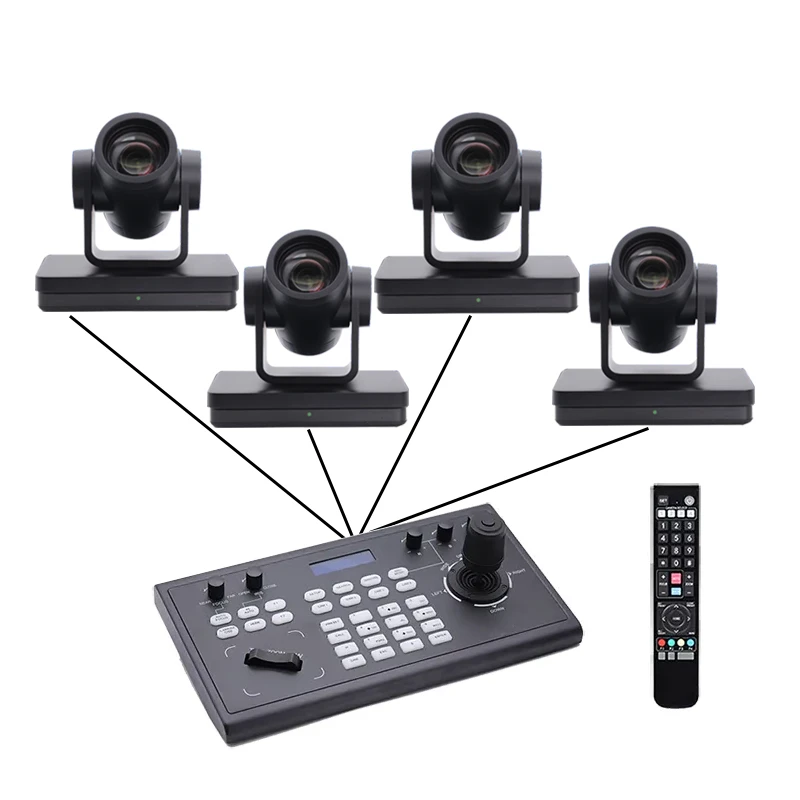 Joystick Poe Keyboard Controller + Sdi Usb Video Conference Camera (hd ...