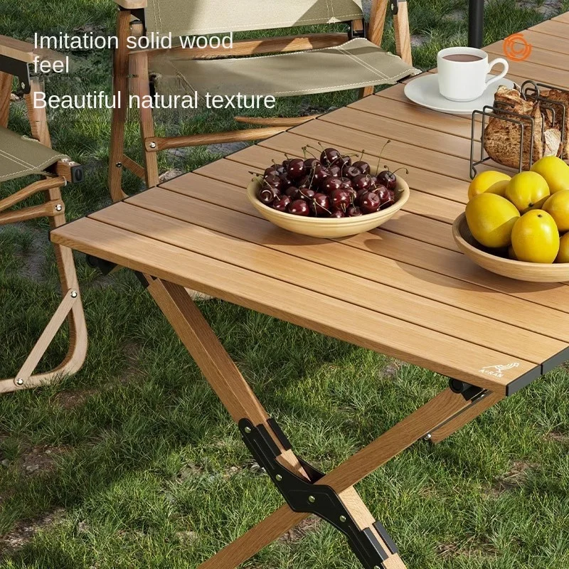 Outdoor Picnic Folding Table And Chairs Egg Roll Table Portable Picnic ...