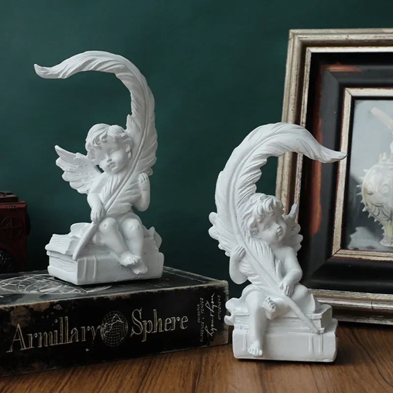 Modern-Luxury-Retro-Leaves-Angel-Living-Room-Aisle-Ornaments-Home ...