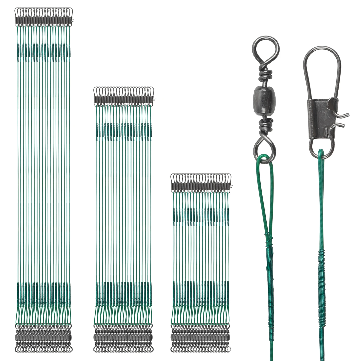 60Pcs-Fishing-Leader-Line-Stainless-Steel-Wire-Leader-Fishing-Lure ...