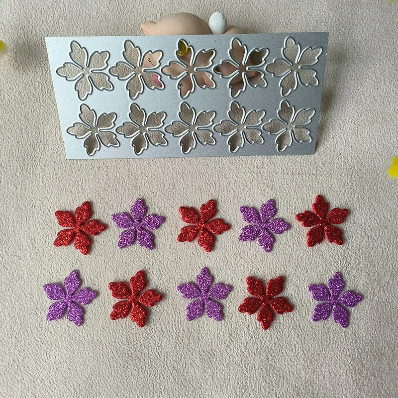 Molde-de-troquel-de-corte-de-metal-de-flor-peque-a-decoraci-n-de-lbum ...