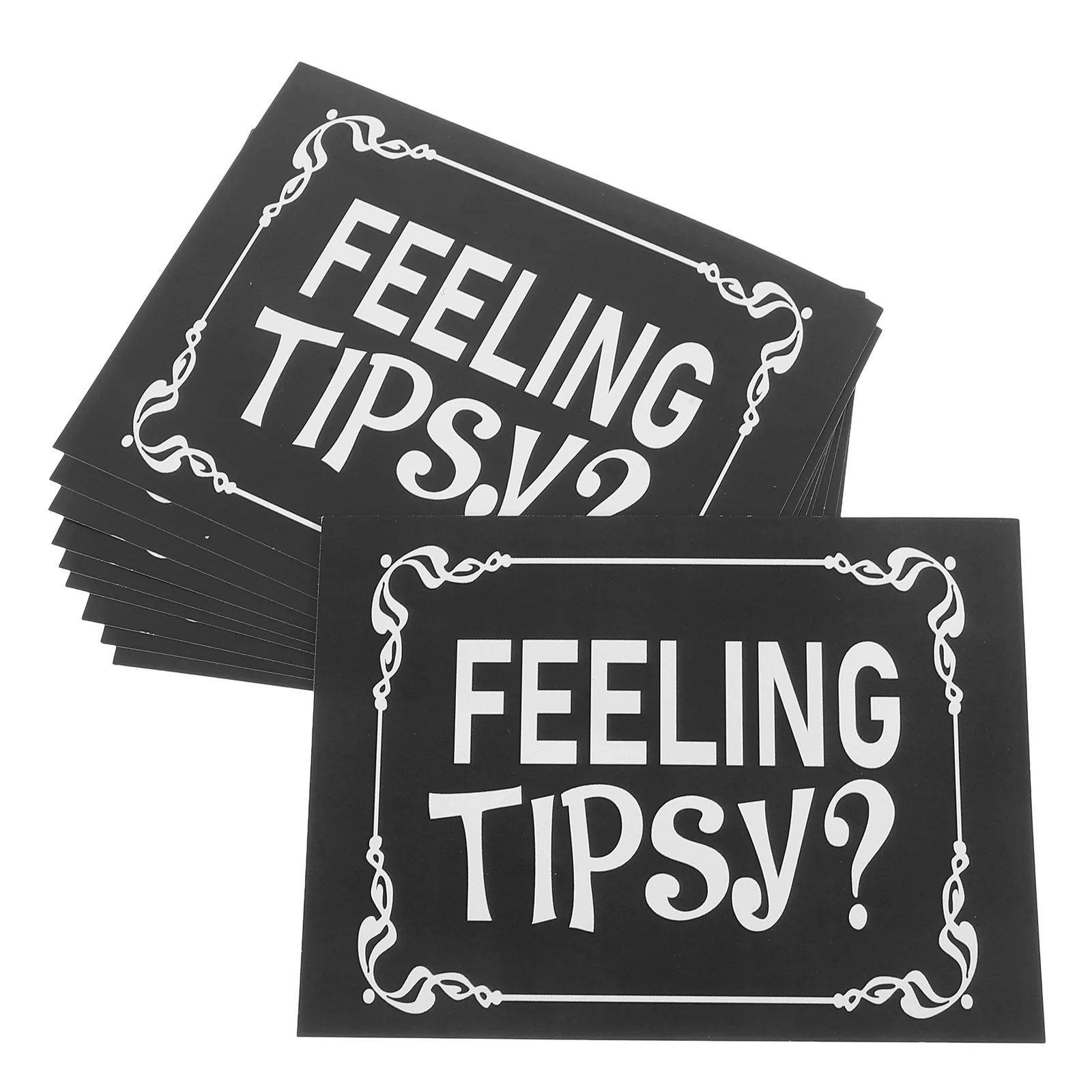10-Pcs-Tip-Label-Sticker-Applied-Feeling-Tipsy-Restaurant-Labels ...
