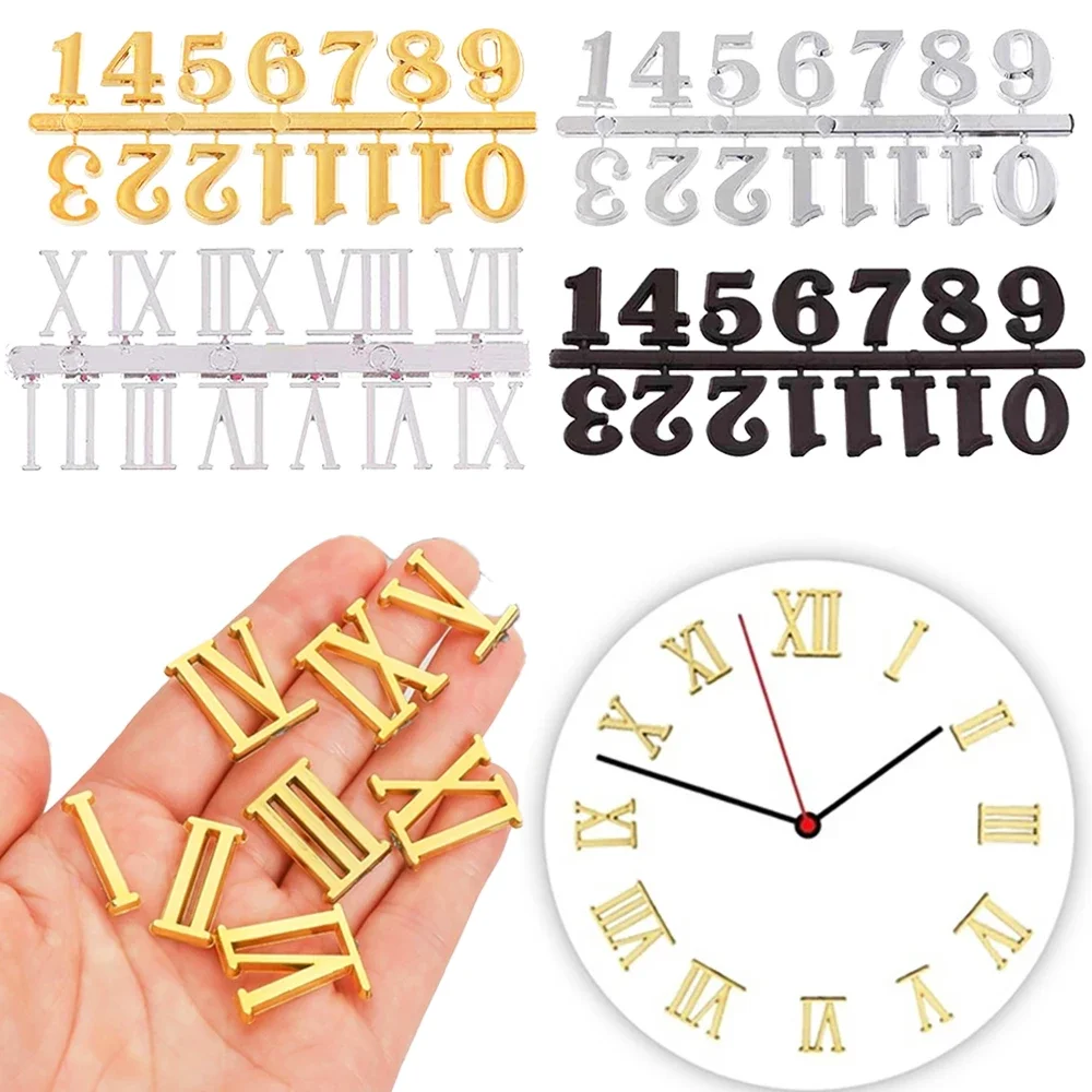 Juego de números de reloj de pared, piezas de repuesto de relojes ...