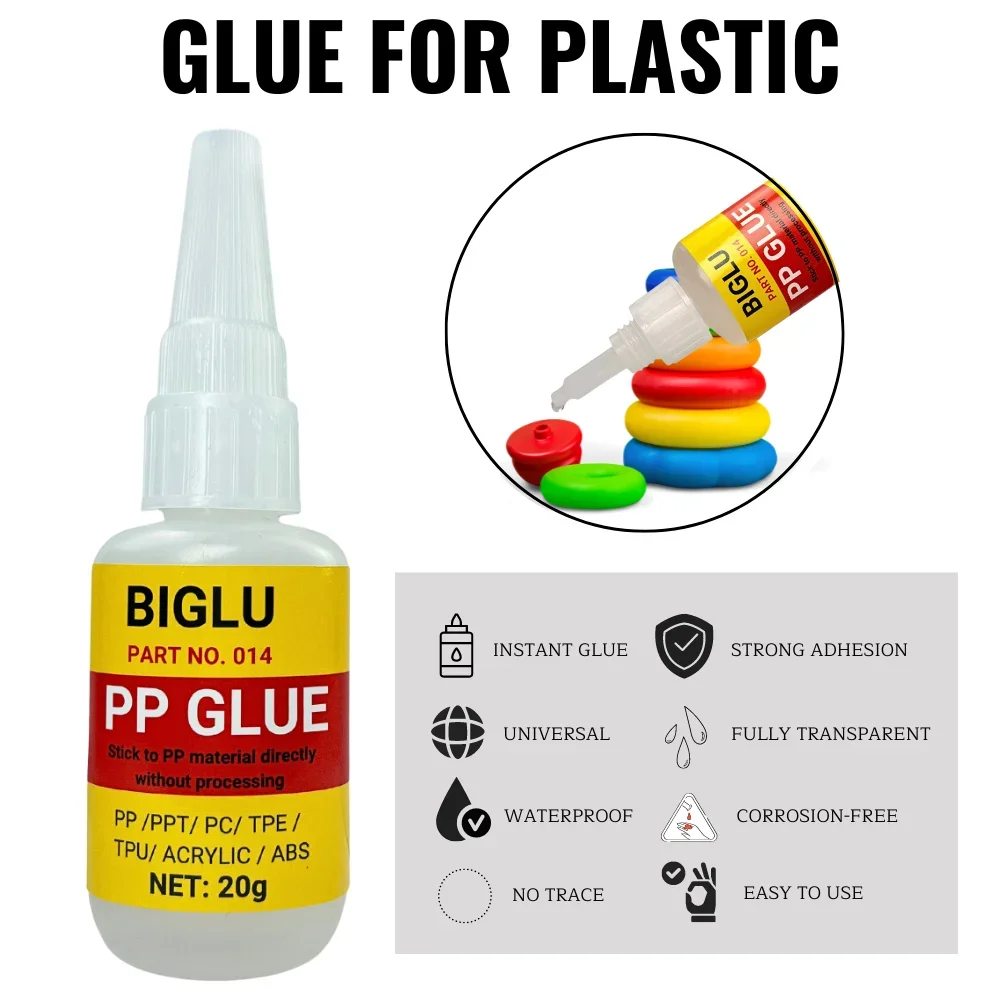 Glue for polypropylene store