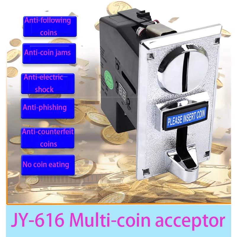 1Pc-616-Multi-Coin-Slot-Acceptor-Electronic-Roll-Down-Coin-Acceptor ...