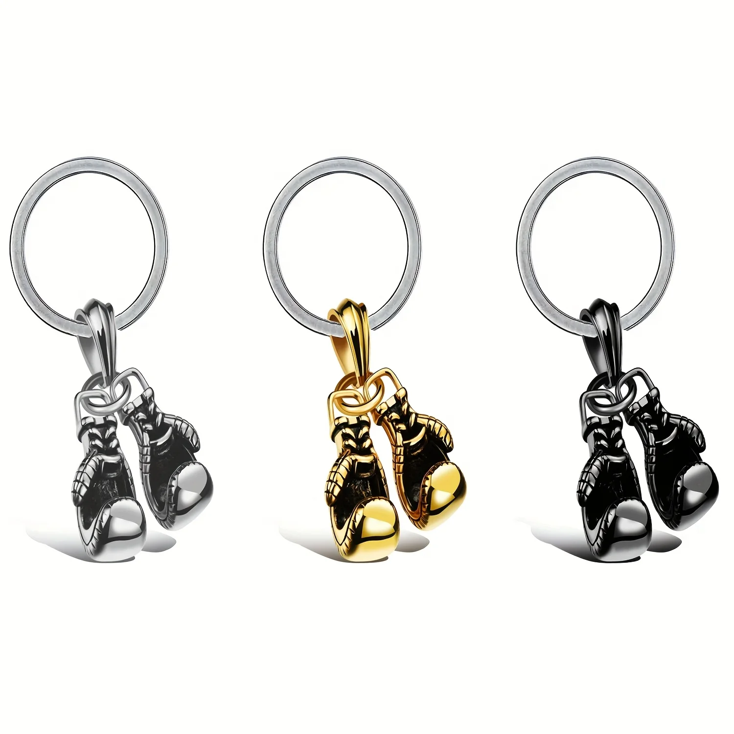 Punk Boxing Gloves Pendant Keychain Boxing Match Party Accessories ...
