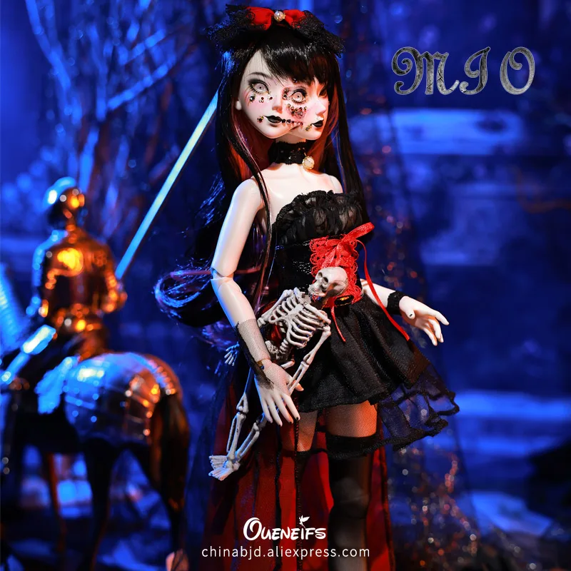 Mio 1/4 Bjd doll ShugaFairy Face Double-sided Modeling Handcrafted ...