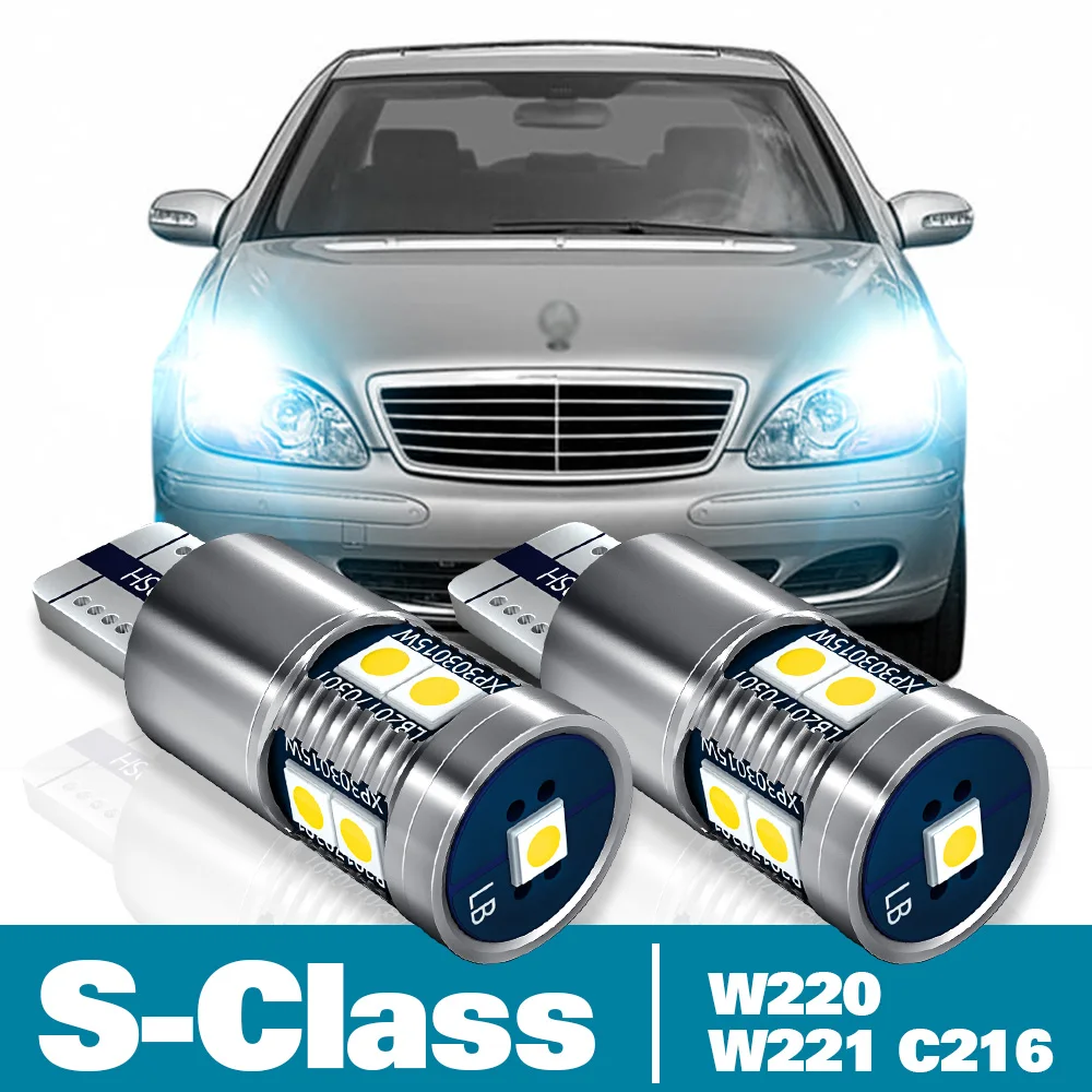 2x-LED-Parking-Light-For-Mercedes-Benz-S-Class-W220-W221-C216 ...
