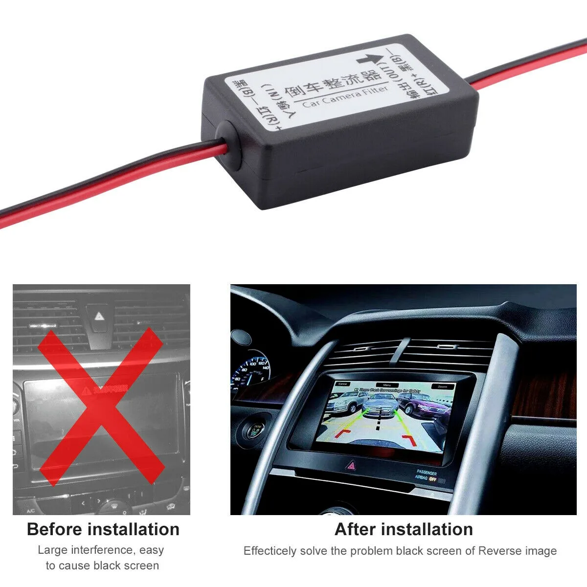 12V-Relay-Capacitor-Filter-Rectifier-for-Car-Rear-View-Reverse-Back-up ...