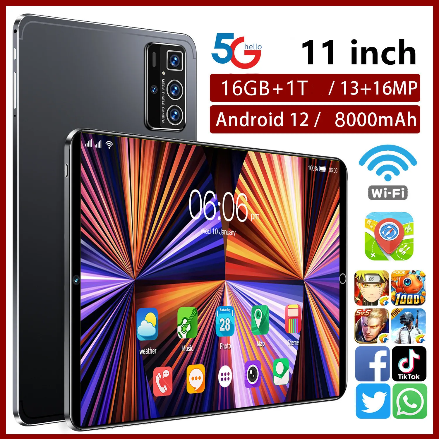 Tableta-versi-n-Global-de-2023-pulgadas-dispositivo-con-Android-12-Deca ...