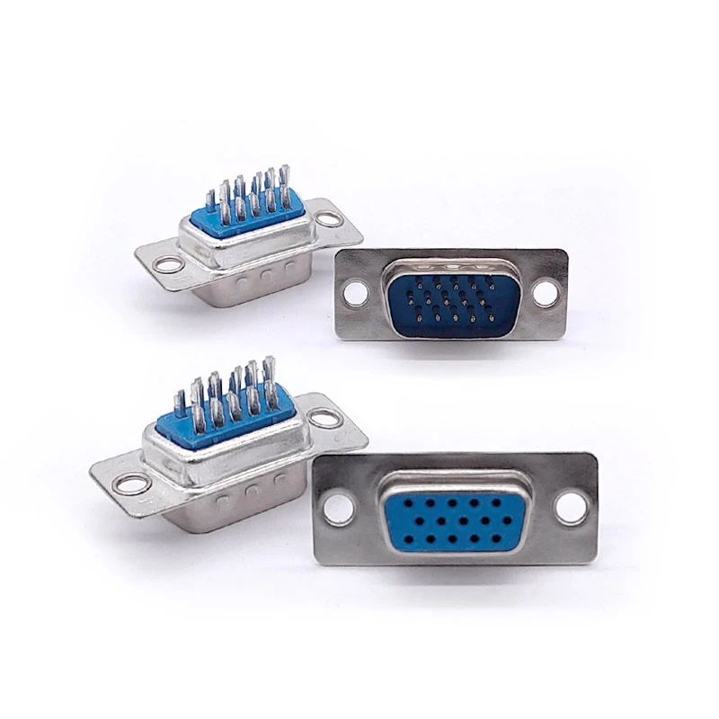 Connector welding wire type DB15 15 hole pin 3 rows VGA Adapter male ...