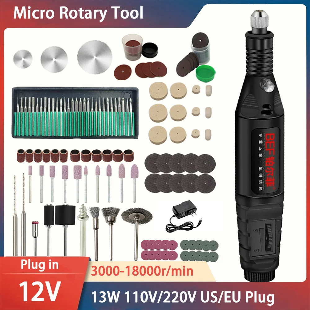220V/110V 13W Mini Grinder Electric Drill Griding Electric Tool ...