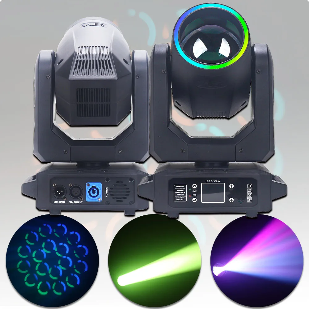 YUER-200W-LED-Moving-Head-Light-With-LED-aperture-Beam-DJ-Lights-18 ...