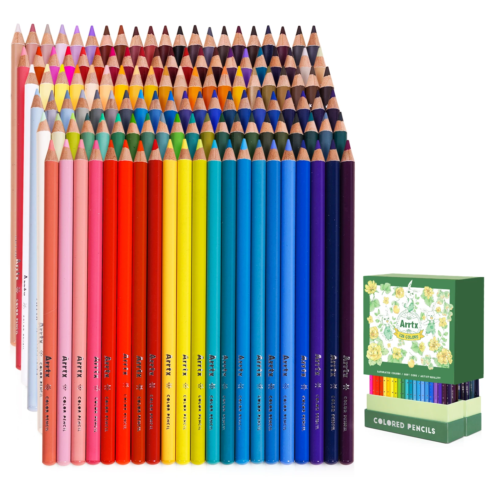 Color Pencils Arrtx 126 Colors | Arrtx Colored Pencils 126 | Drawing ...