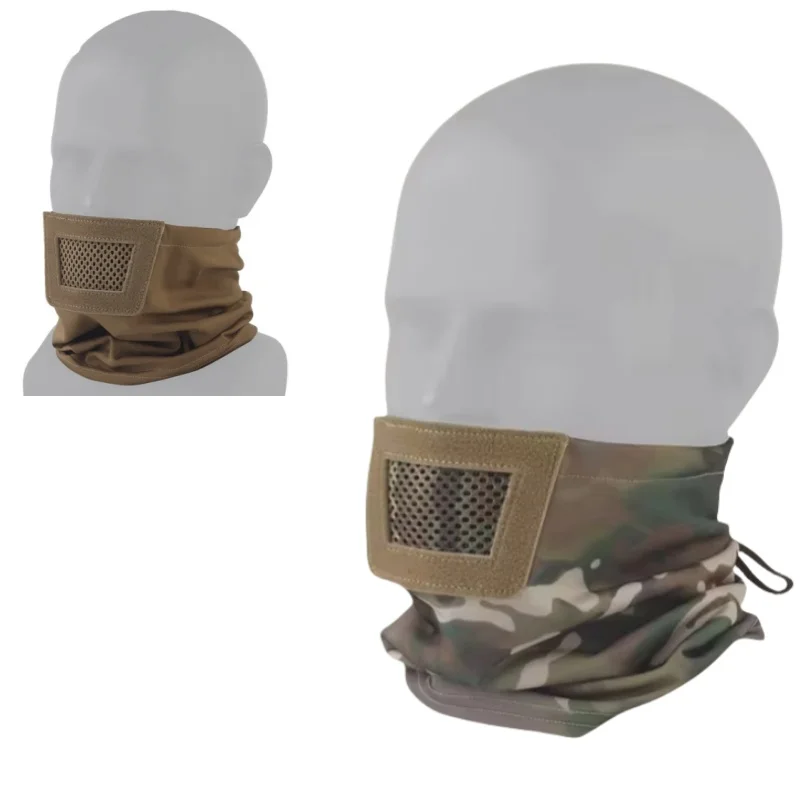 Protection Mask Padded Mesh Breathable Half-face Camping Sport Mask for ...
