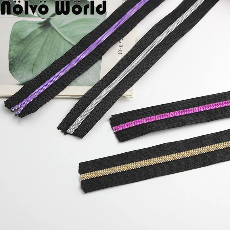 30-100-Yards-32mm-Multicolor-Long-Teeth-Zippers-Nylon-Tail-Repair ...