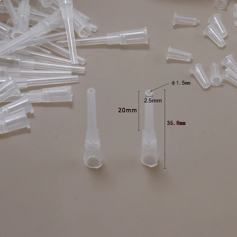 100pcs-Bag-Luer-Lock-Syringe-Tips-Liquid-Dispenser-Needles-Gauge-Round ...
