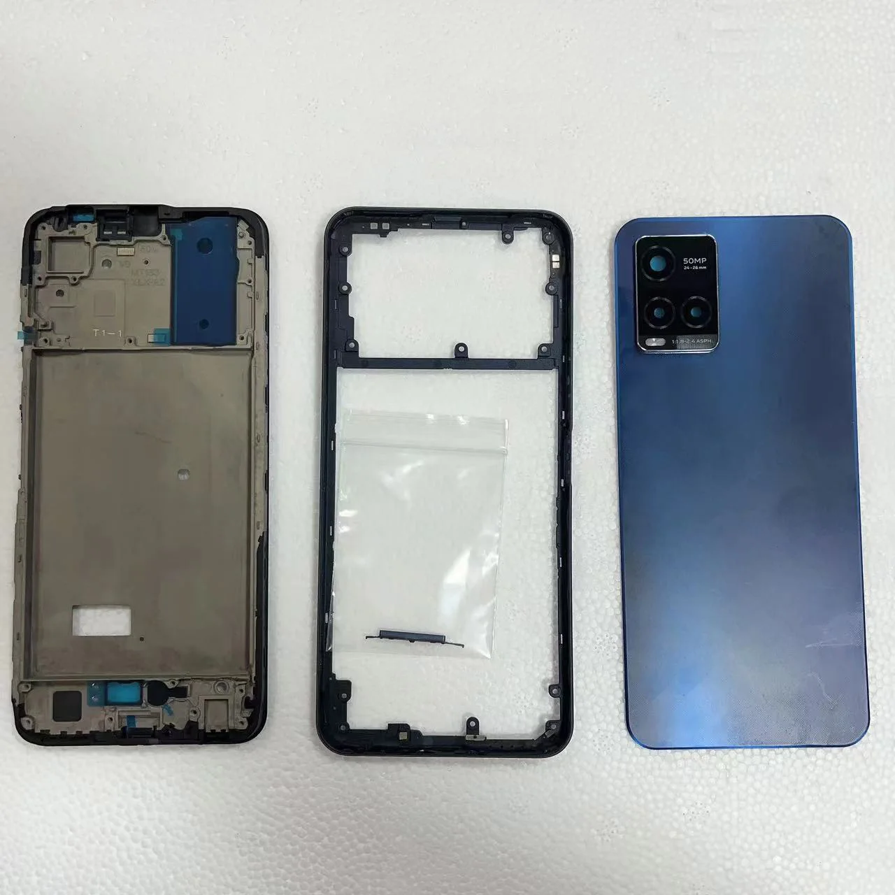 For-Vivo-Y21s-Y21t-Y33s-Y33t-Lcd-Front-Frame-Battery-Cover-Middle-Frame ...