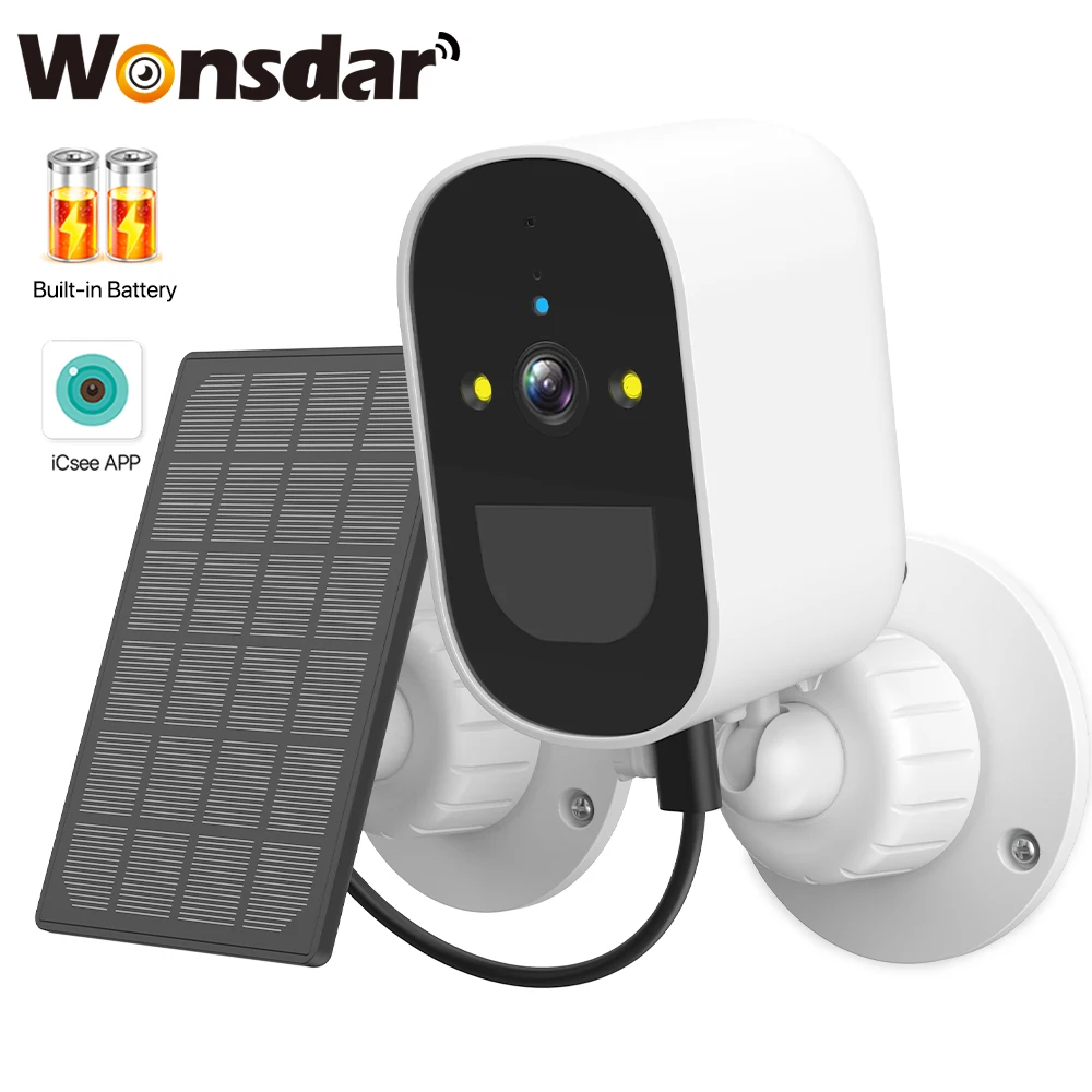 1080P-Solar-IP-Camera-Outdoor-Rechargeable-Battery-WIFI-Wireless-Camera ...