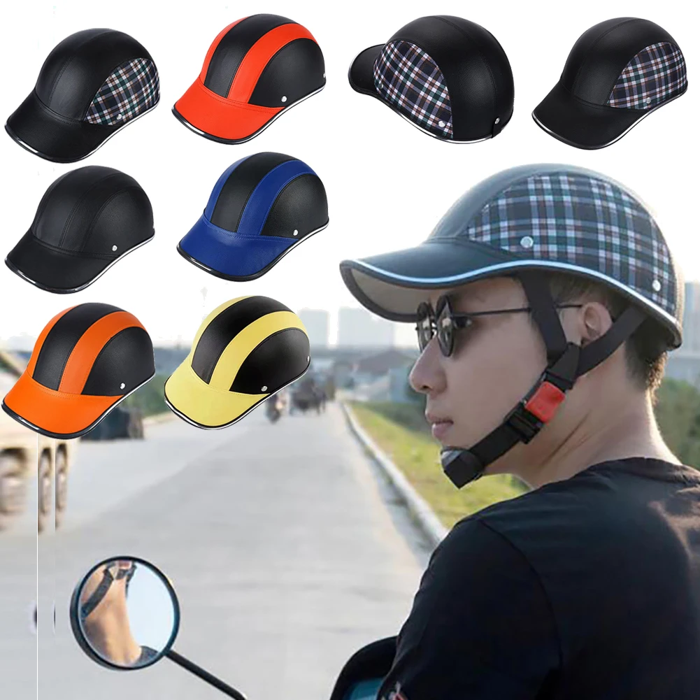 Fashion-Riding-Safe-Helmet-Extended-Brim-Baseball-Hat-Style-Protection ...