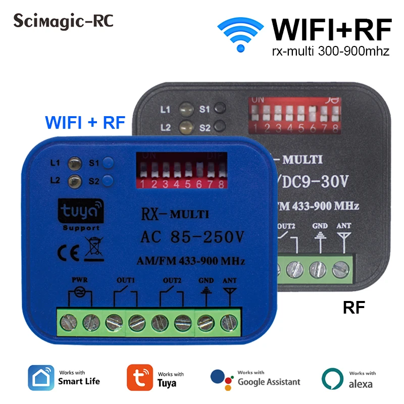 Tuya-RX-MULTI-WIFI-300-900MHz-RF-Smart-Controller-Switch-Garage-Door ...