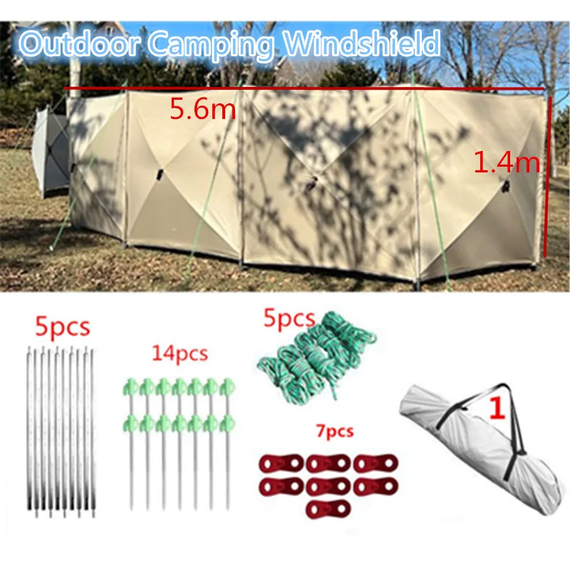 5-6M-Folding-Windproof-Shield-Foldable-Outdoor-Camping-Shelter ...