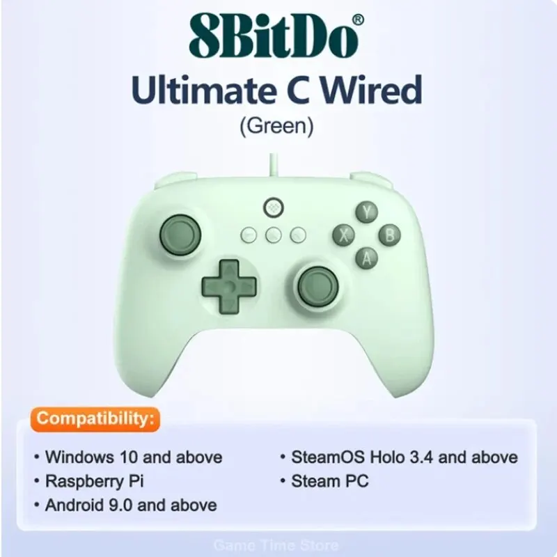 8BitDo-Ultimate-C-Wired-Gamepad-with-Turbo-Function-Rumble-Vibration ...