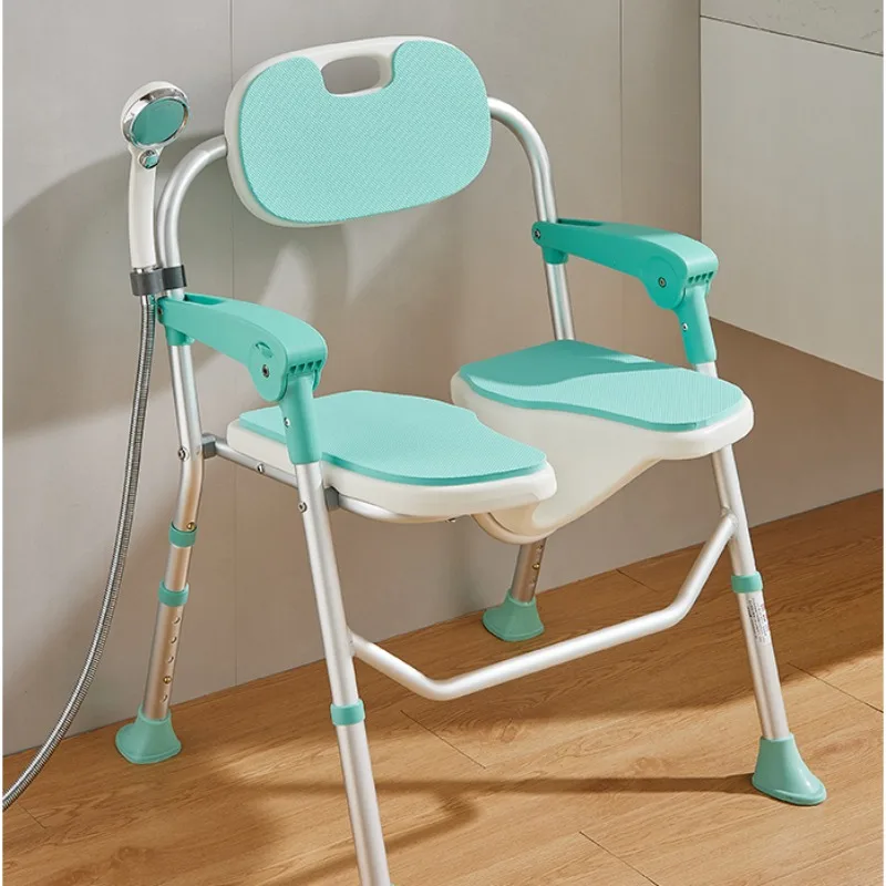 Elderly-Pregnant-Women-Bathroom-Chairs-Foldable-Elderly-Bath-Aids ...