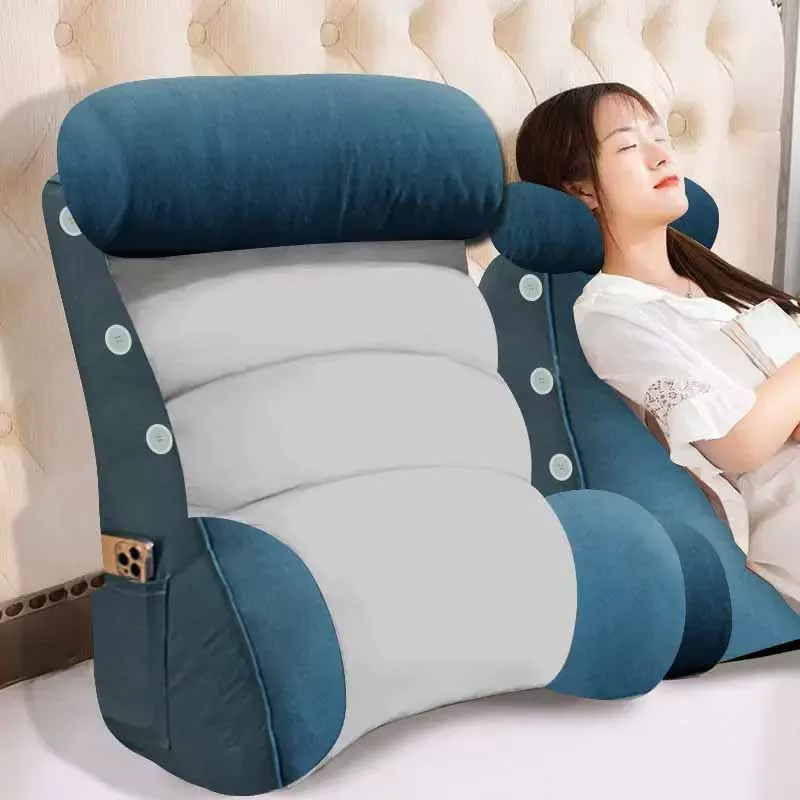 Almohadas-ortop-dicas-para-dormitorio-cojines-est-ticos-para-lectura-cama-respaldo-sof-Lumbar ...