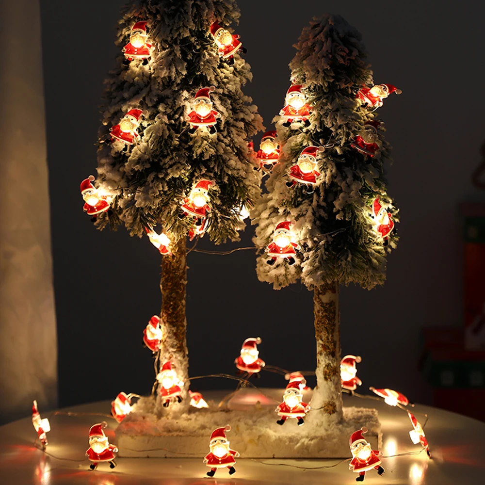 2M-20Led-Santa-Claus-LED-String-Lights-Fairy-Lights-Led-Light-Battery ...