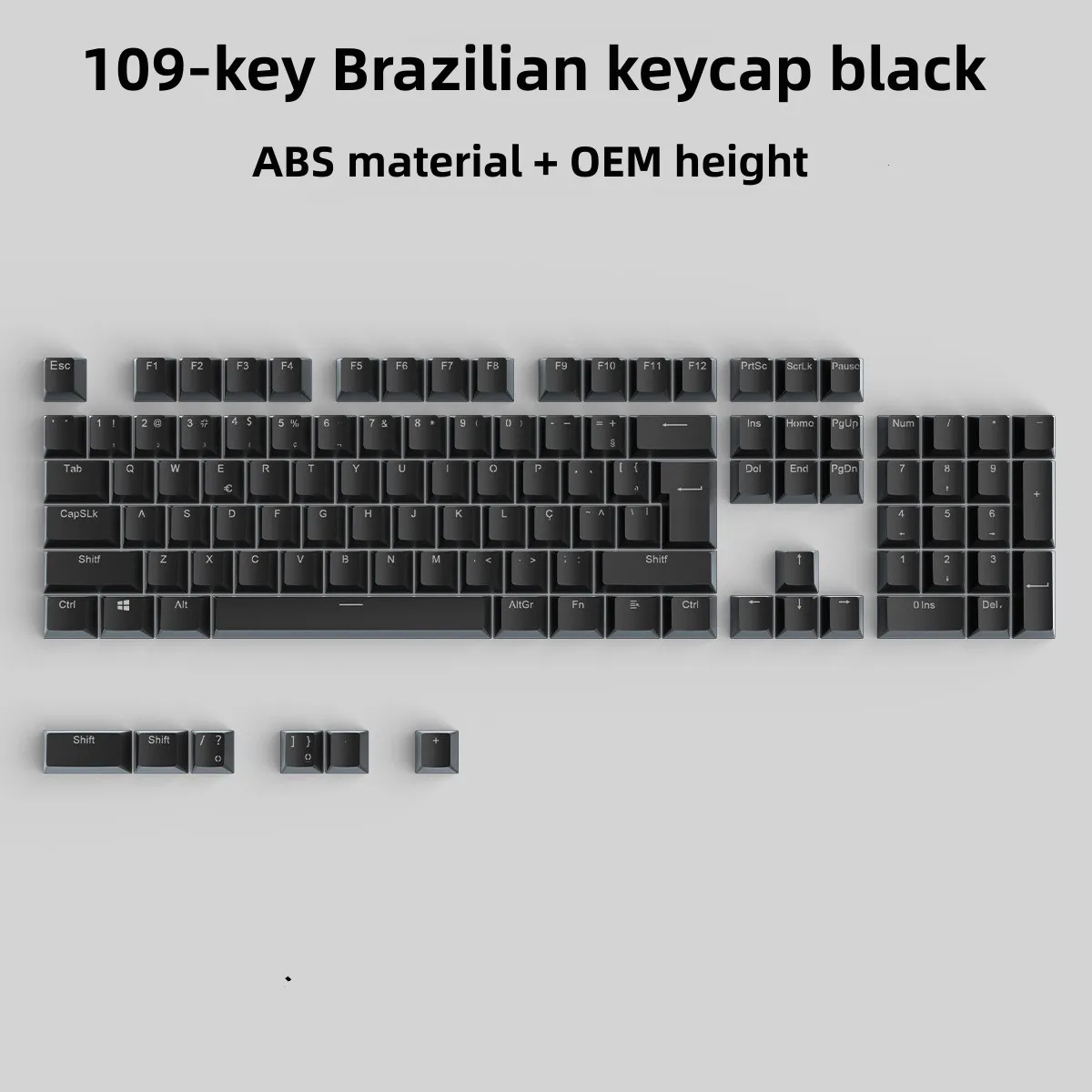 Brazilian-Portugues-109-Keys-Keycap-Abnt2-Layout-For-Gaming-Mechanical ...