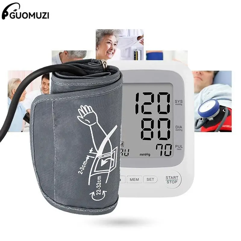 Manguito de brazo portátil profesional para esfigmomanómetro, Monitor Digital de presión ...