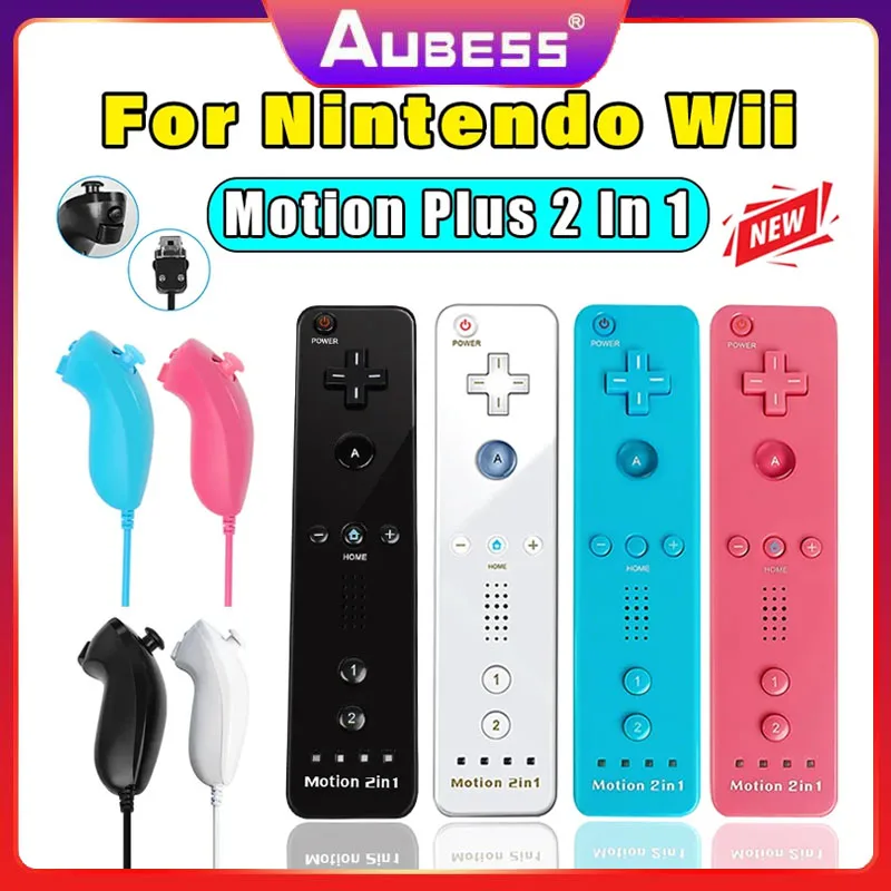 Mando-inal-mbrico-2-en-1-para-Nintendo-Wii-Wii-U-mando-a-distancia ...