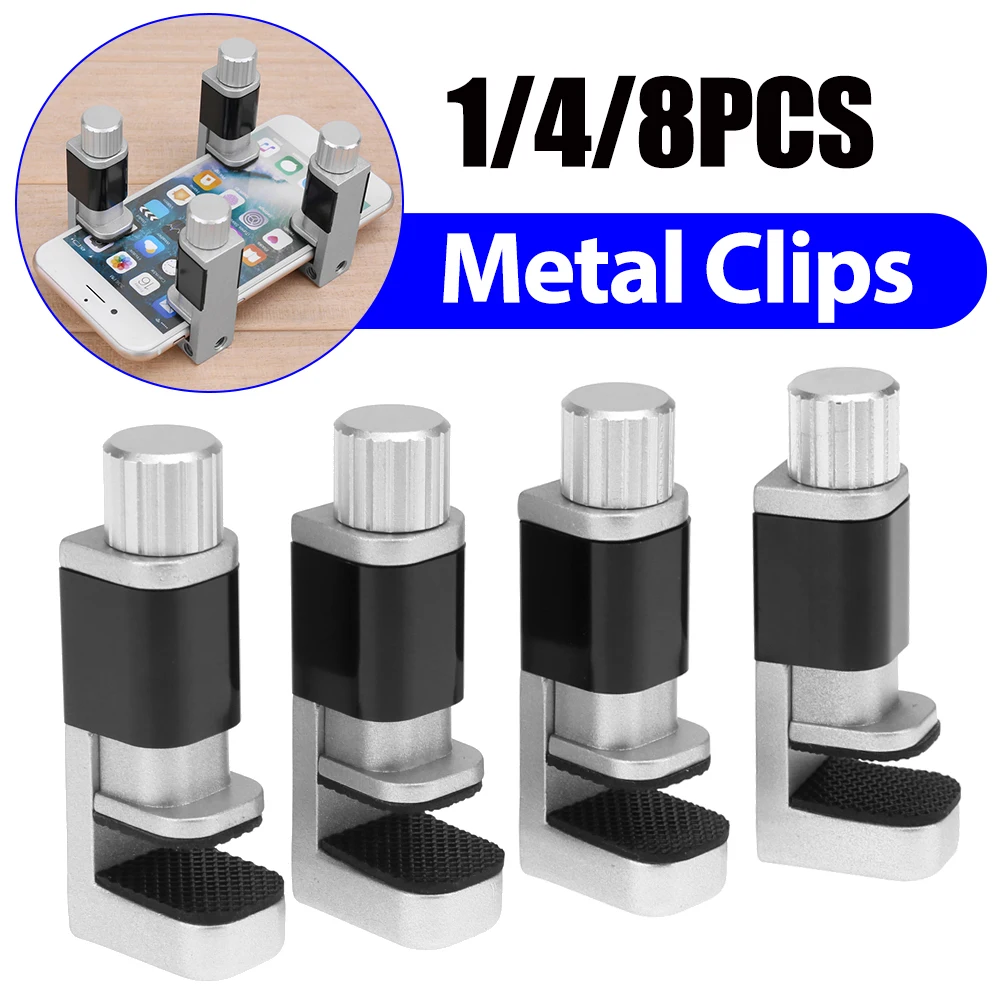 1-8PCS-Aluminum-Alloy-Universal-Mobile-Phone-Clips-Phone-LCD-Display ...